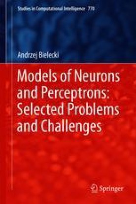 Models of Neurons and Perceptrons: Selected Problems and Challenges ...