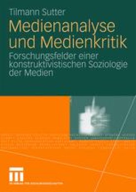 Medienanalyse und Medienkritik | SpringerLink