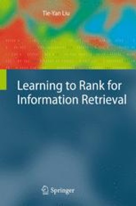 Learning to Rank for Information Retrieval | SpringerLink