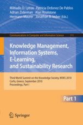 Knowledge Management, Information Systems, E-Learning, and ...