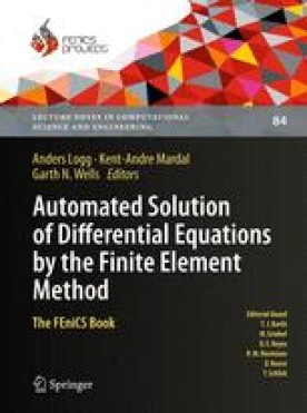 Automated Solution of Differential Equations by the Finite Element Method | SpringerLink