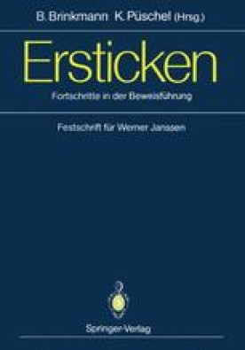 Bolustod — Ersticken oder Vagusreflex? | SpringerLink