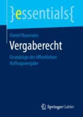 Grundlagen des Vergaberechts | SpringerLink