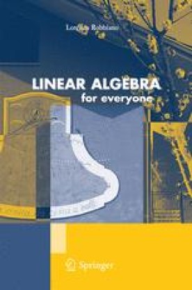 Linear Algebra for Everyone | SpringerLink