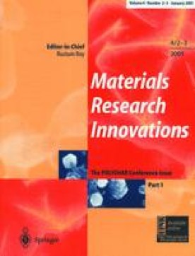 Materials Research Innovations | Volumes and issues