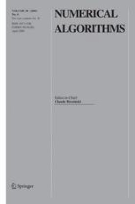 Numerical Algorithms | Volumes and issues