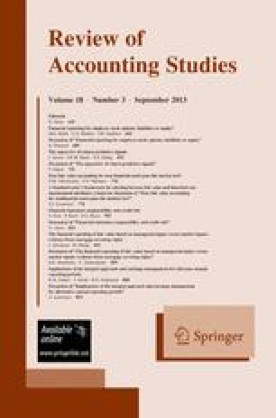Online first articles | Review of Accounting Studies | Springer Nature Link