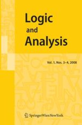 Logic and Analysis | Volumes and issues
