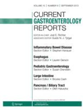 Current Gastroenterology Reports | Home
