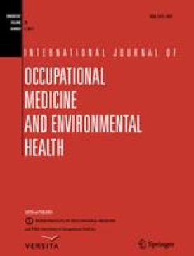 International Journal of Occupational Medicine and Environmental Health ...