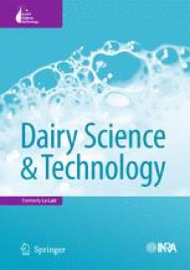 Dairy Science & Technology | Volumes and issues