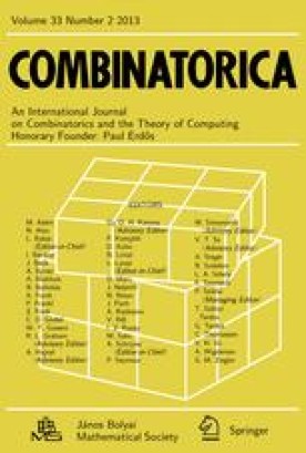 Combinatorica | Volumes and issues