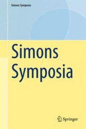 Simons Symposia | Book series home