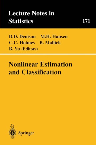 Nonlinear Estimation and Classification | SpringerLink