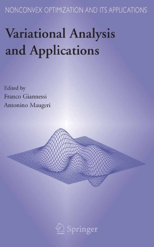 Variational Analysis and Applications | SpringerLink