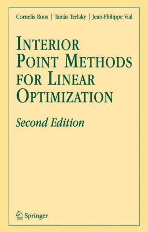Interior Point Methods for Linear Optimization | SpringerLink