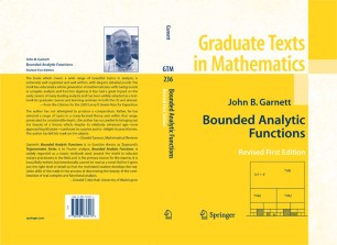 Bounded Analytic Functions | SpringerLink