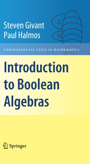 Introduction to Boolean Algebras | SpringerLink