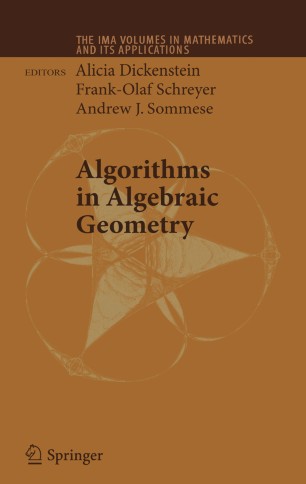 Algorithms in Algebraic Geometry | SpringerLink
