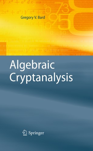 Algebraic Cryptanalysis | SpringerLink