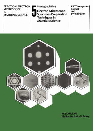 Electron Microscope Specimen Preparation Techniques in Materials Science | SpringerLink