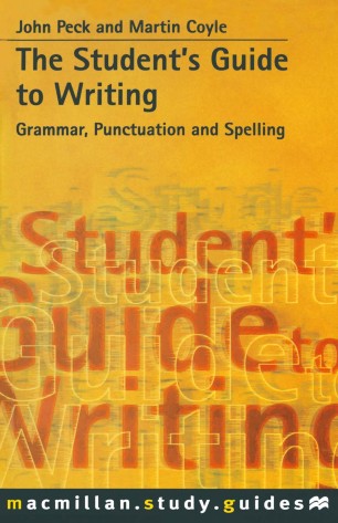 The Student’s Guide to Writing | SpringerLink