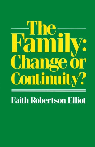 The Family: Change or Continuity? | SpringerLink