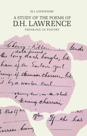 A Study of the Poems of D. H. Lawrence | SpringerLink