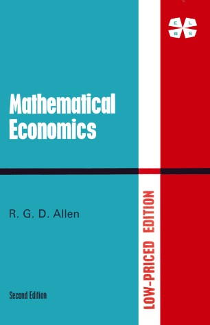 Mathematical Economics | SpringerLink