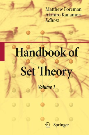 Handbook of Set Theory | SpringerLink