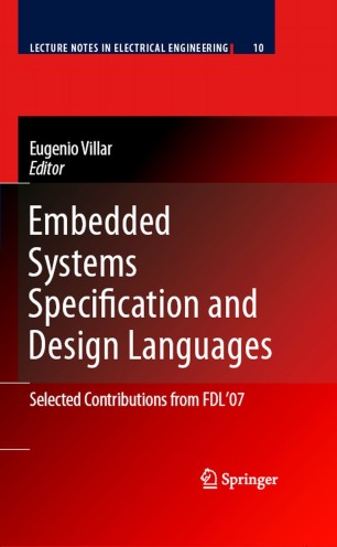Embedded Systems Specification and Design Languages | SpringerLink