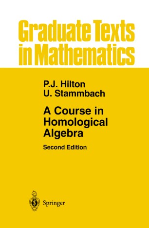 A Course in Homological Algebra | SpringerLink