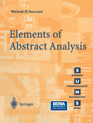 Elements of Abstract Analysis | SpringerLink