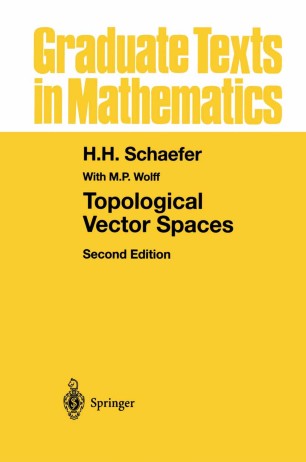 Topological Vector Spaces | SpringerLink