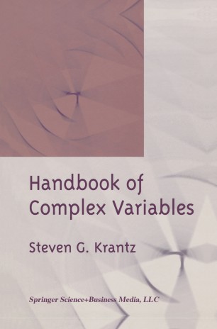 Handbook of Complex Variables | SpringerLink