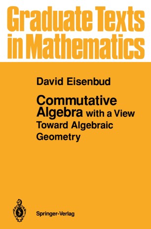 Commutative Algebra | SpringerLink
