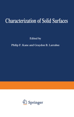 Characterization of Solid Surfaces | SpringerLink