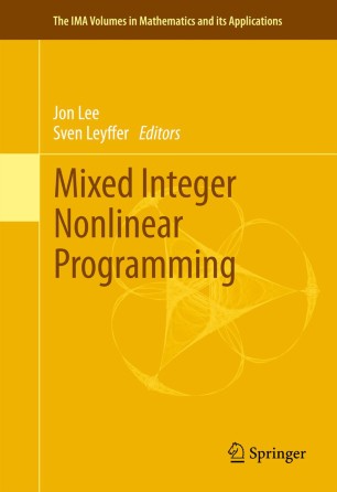 Mixed Integer Nonlinear Programming | SpringerLink