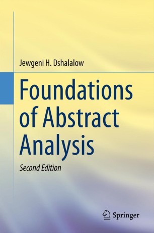 Foundations of Abstract Analysis | SpringerLink