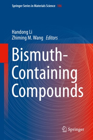 Bismuth-Containing Compounds | SpringerLink