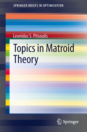 Topics in Matroid Theory | SpringerLink