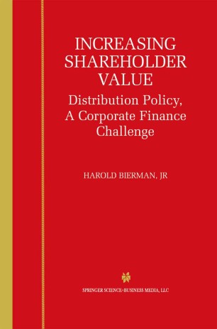 Increasing Shareholder Value | SpringerLink