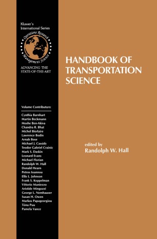 Handbook of Transportation Science | SpringerLink