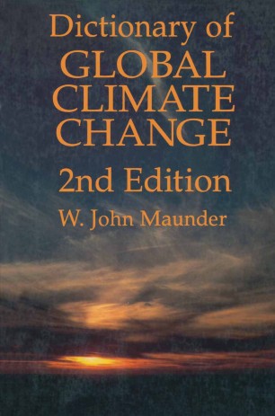 Dictionary of Global Climate Change | SpringerLink