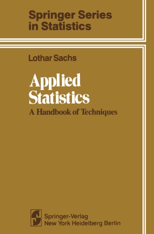 Applied Statistics | SpringerLink