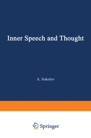 Inner Speech and Thought | SpringerLink