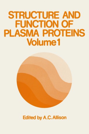 Structure and Function of Plasma Proteins | SpringerLink