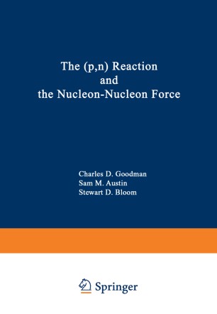The (p,n) Reaction and the Nucleon-Nucleon Force | SpringerLink