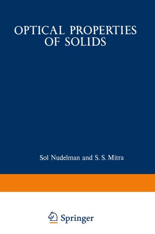 Optical Properties of Solids | SpringerLink