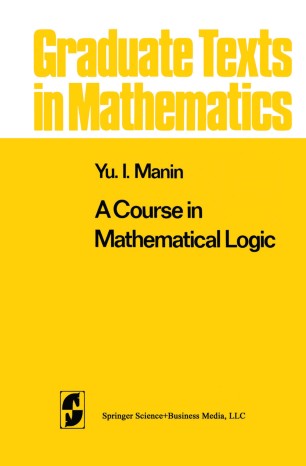 A Course in Mathematical Logic | SpringerLink